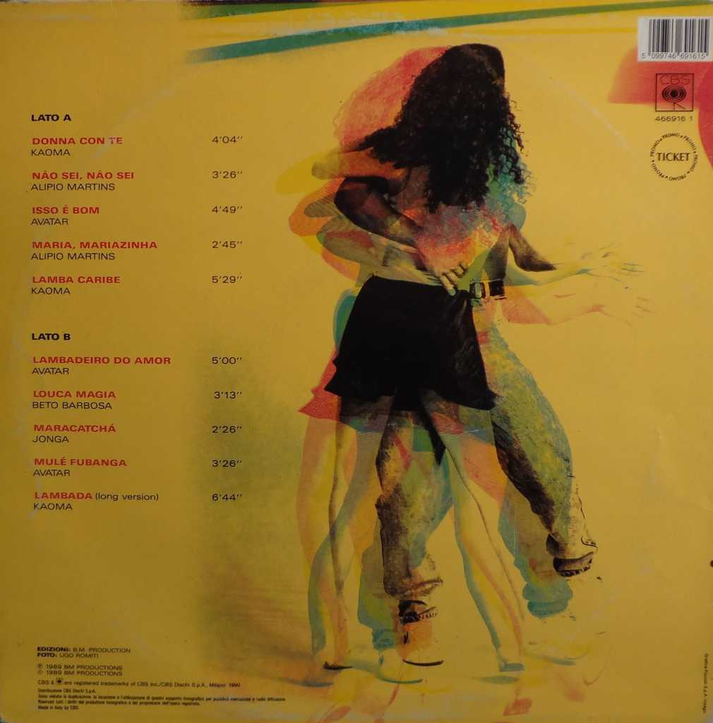 LAMBADA 2 ( cont. lambada - long version & donna con te- KAOMA ...